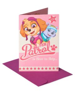 american greetings birthday card for kids (paw patrol)