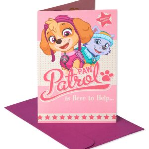 American Greetings Birthday Card for Kids (Paw Patrol)