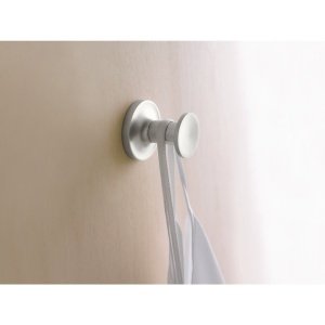 KOHLER 14443-BL Purist Robe Hook, Robe Hooks for Bathroom, Robe Hooks for Wall, Matte Black