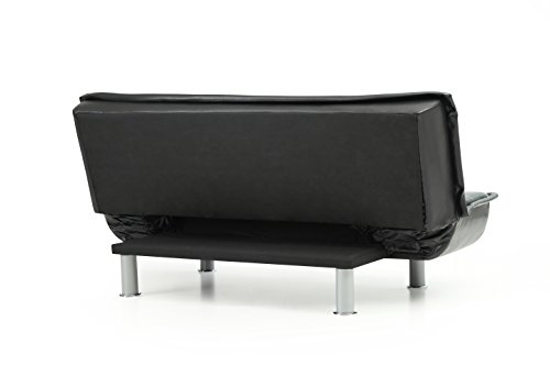 Glory Furniture Futon Sofa Bed, Black