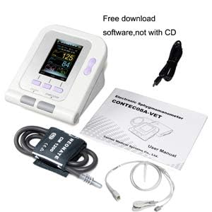 Cat/Dog/Animal Automatic Blood Pressure Monitor CONTEC08A-VET Electronic Sphygmomanometer Tonometer SPO2 Tongue Probe