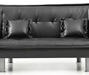 Glory Furniture Futon Sofa Bed, Black