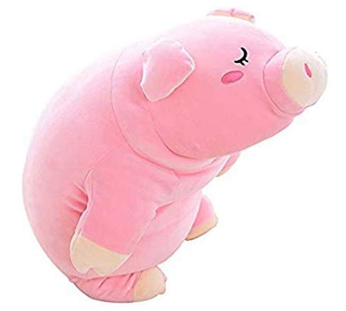 PASSIONFRUIT Stuffed Plush Pig/Piggy Pet -Toy Pink 17.6" Doll Baby Pillow Stuffed Animal | Super Soft, Huggable Toy for Toddler, Boys, Girls | Snuggle, Cuddle Pillow Stuffed with PP Cotton