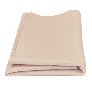 100% merino wool craft felt - almond (18" x18" piece)