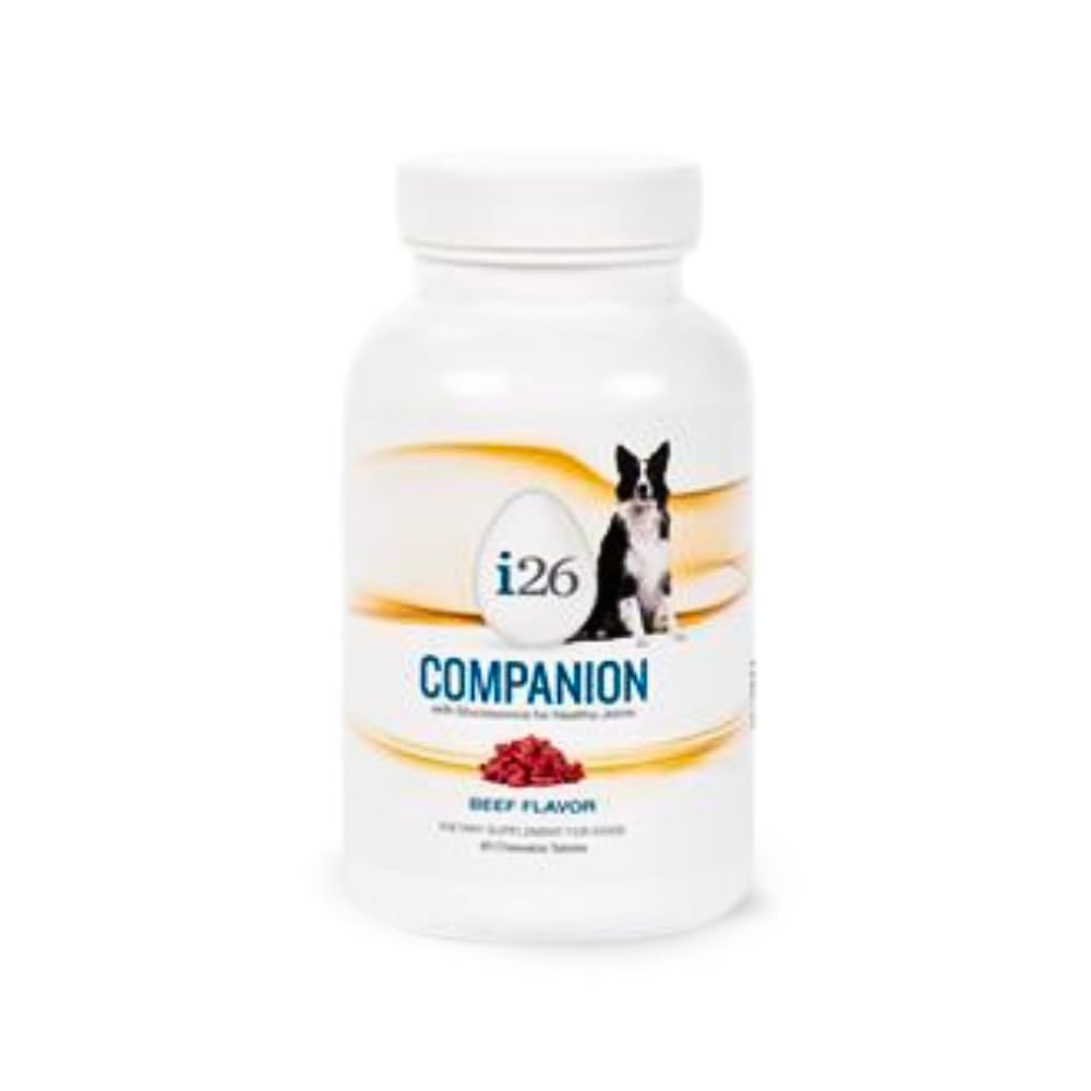 Chewable Dog Nutrition Companion i26 Puppies to Adults - 60 Beef Tabs