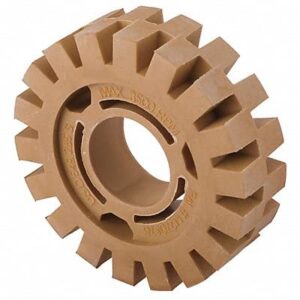 eraser wheel, 4", rubber, 4000 rpm