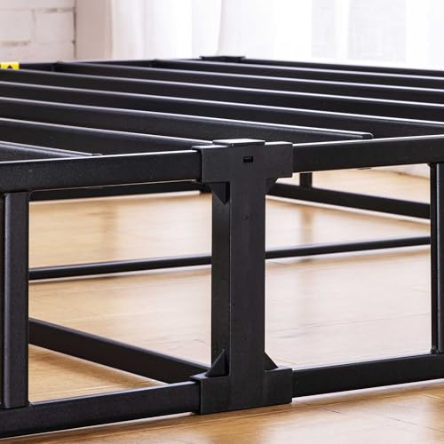 Best Price Mattress King Box Spring, 9" High Profile with Heavy Duty Steel Slat Mattress Foundation Fits Standard Bed Frame, King Size