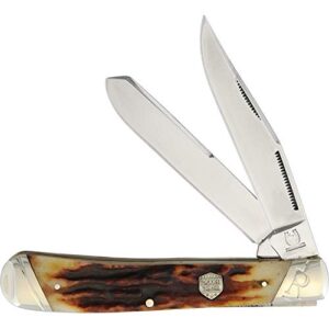 rough rider trapper brown stag bone rr1789