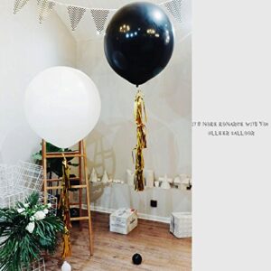 36 Inch White Balloon,Pack-6 Giant Balloons for Party/Birthdays/Wedding/Festivals Christmas and Event Decorations