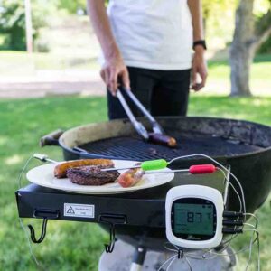 BBQ Dragon 6-Channel Meat Thermometer with 2 Probes - Smart Grilling Accessory