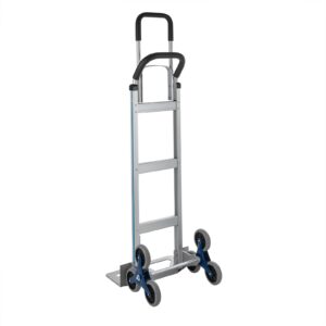 SmarketBuy Aluminum Stair Climber Hand Truck 18 x 7.5 Inch Nose Plate Stair Climbing Hand Truck 6 Wheels Hand Truck Dolly (Stair Climber Hand Truck)