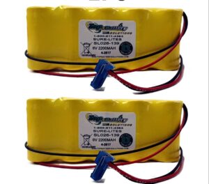 2pc sure-lites sl026139, 026-139,17934-p, emergency lighting battery