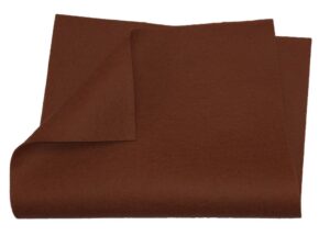 100% merino wool craft felt - brown (8" x12" piece)