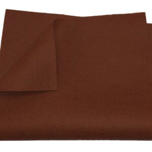 100% Merino Wool Craft Felt - Brown (8" x12" Piece)