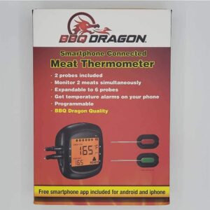 BBQ Dragon 6-Channel Meat Thermometer with 2 Probes - Smart Grilling Accessory