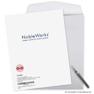 NobleWorks - Big Funny Birthday Greeting Card 8.5 x 11 Inch with Envelope (1 Pack) Oversize Jumbo Bday Eff Yeah! J6405BDG