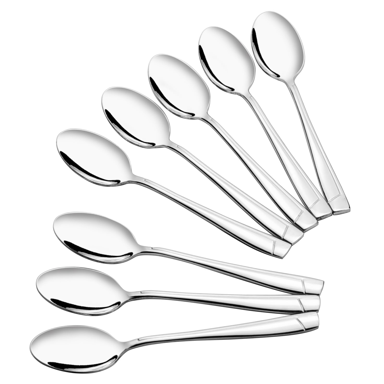 Anbers Stainless Steel Demitasse Espresso Spoons, 5-Inch, 16 Pieces