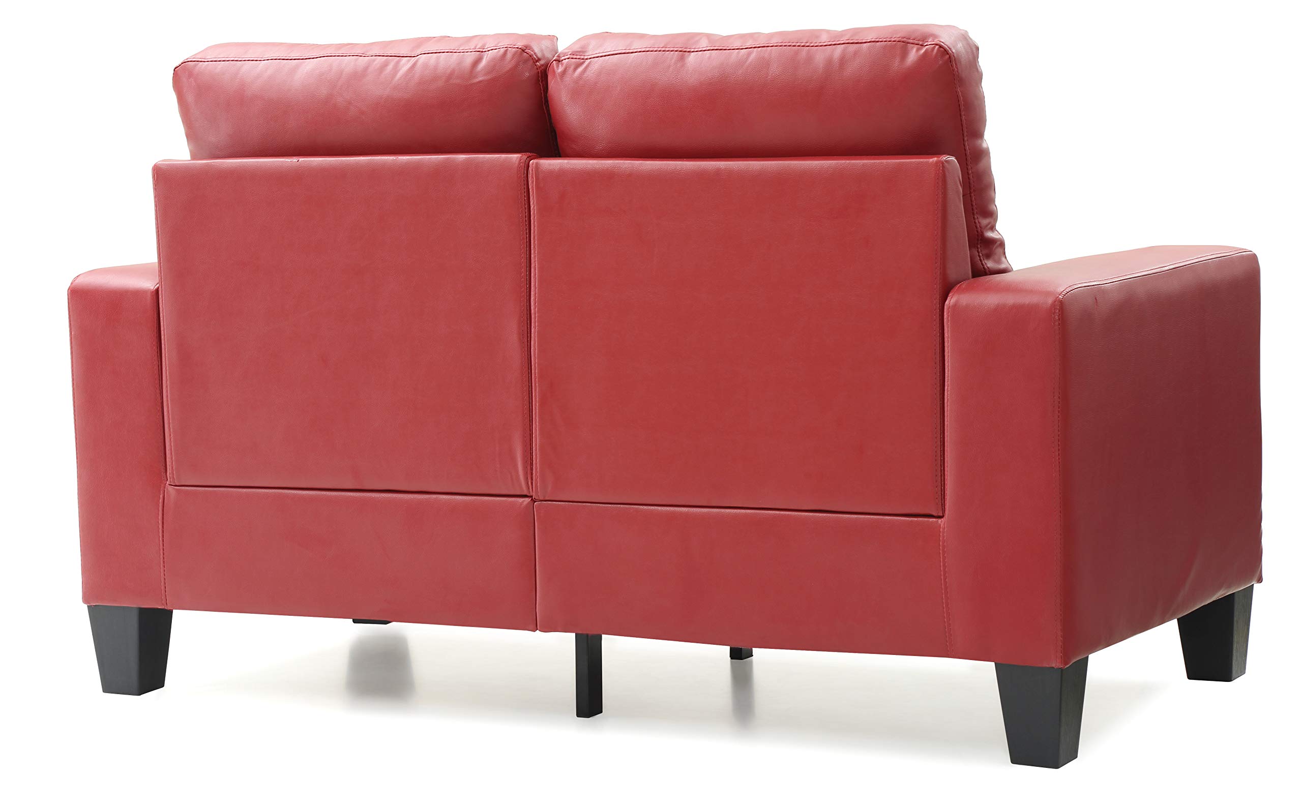 Glory Furniture Newbury Modular Loveseat Red