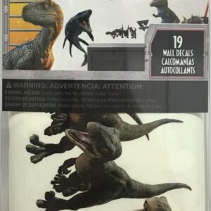 Jurassic World Fallen Kingdom Peel and Stick Wall Decals by RoomMates, RMK3798SCS