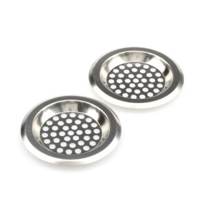 kitchen and bathroom sink strainer stainless steel, bathub drain cover, sink drain protector, bathroom sink drain strainer (pack of 2)