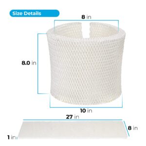 ANTOBLE 2 Pack MAF2 Wicking Humidifier Filter Replacements for Air Care/Essick Air/Moist Air MA0600, MA0601, MA0800, MA08000; Kenmore 15408, 154080, 32 15508