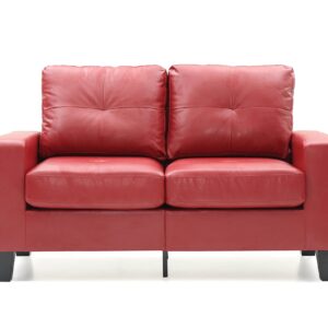 Glory Furniture Newbury Modular Loveseat Red