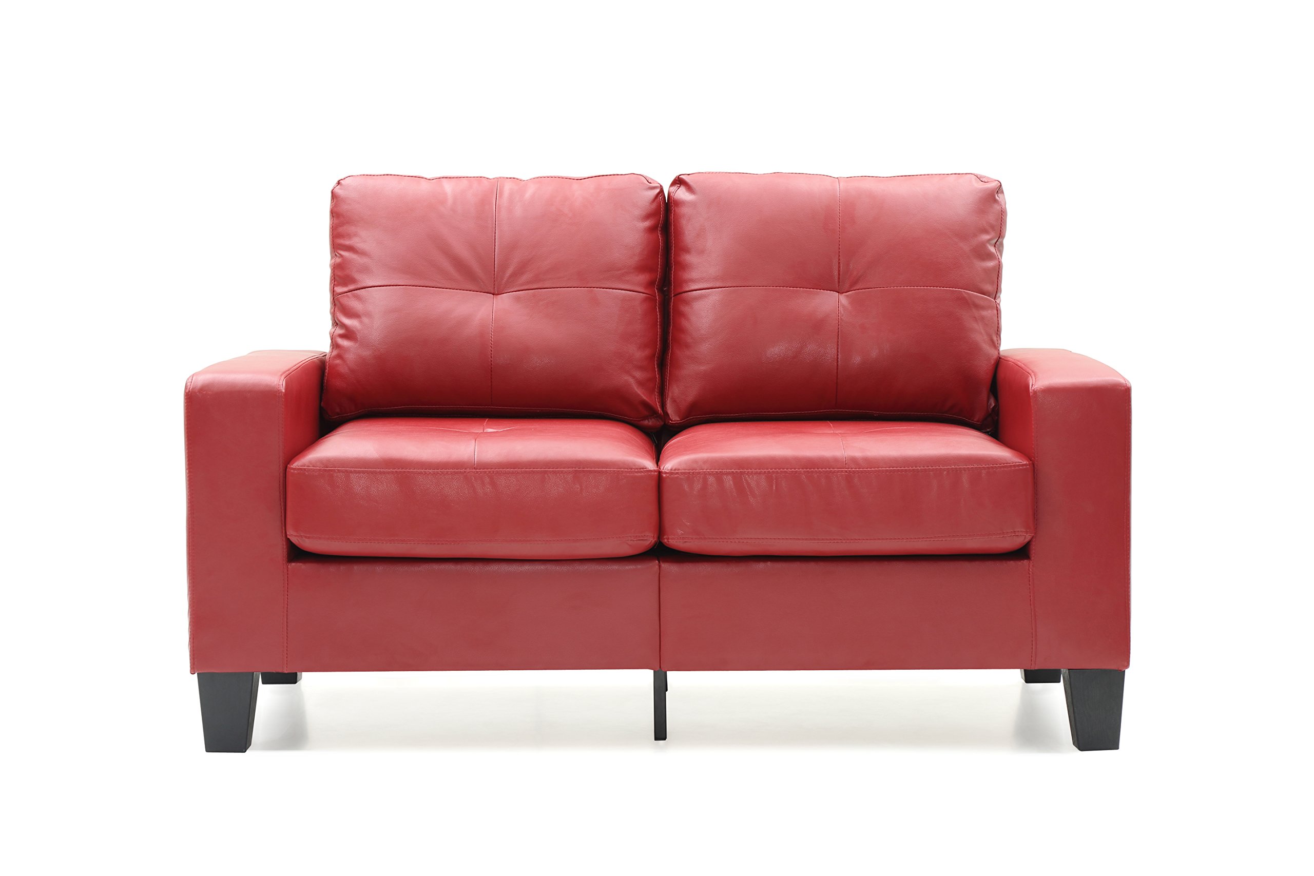 Glory Furniture Newbury Modular Loveseat Red