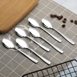 Anbers Stainless Steel Demitasse Espresso Spoons, 5-Inch, 16 Pieces