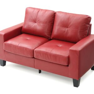 Glory Furniture Newbury Modular Loveseat Red