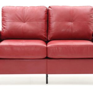 Glory Furniture Newbury Modular Loveseat Red