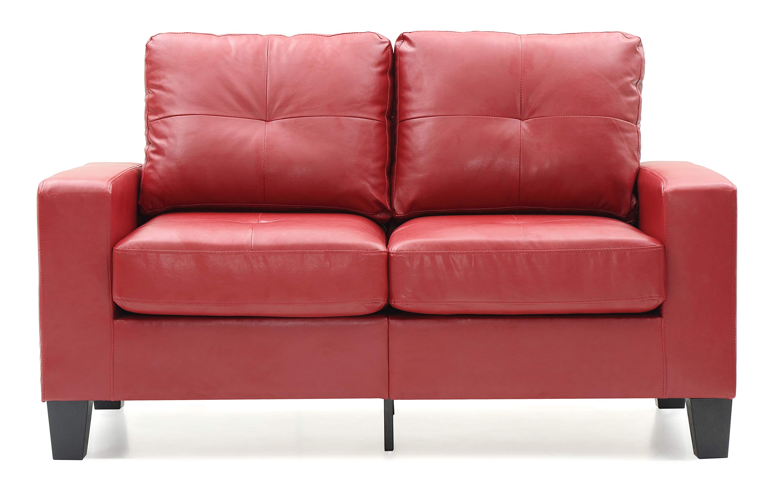 Glory Furniture Newbury Modular Loveseat Red