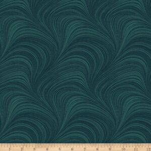 benartex teal wave texture fabric by the yard