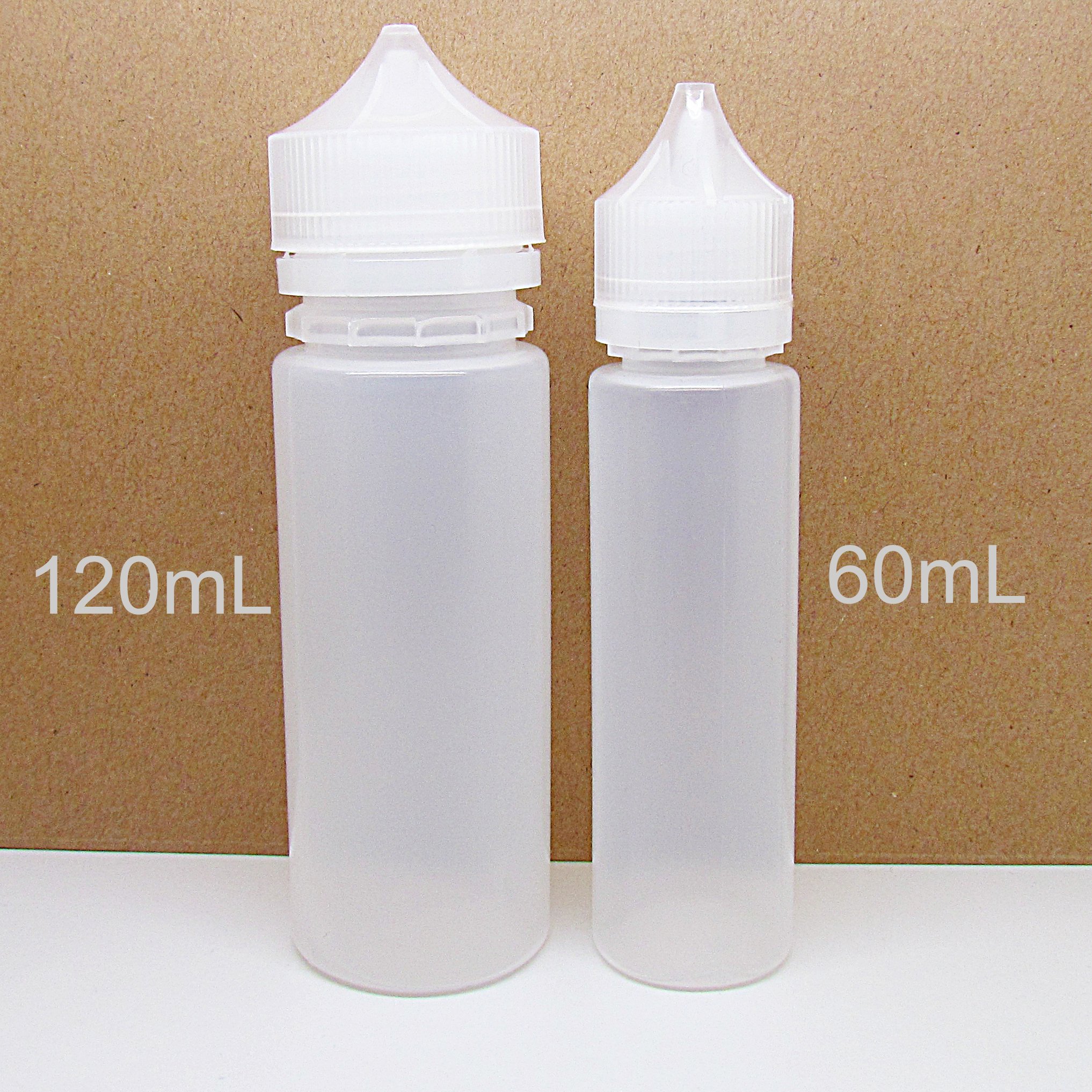 FURUIPENG 120mL LDPE Unicorn Plastic Thin Tip Dropper Bottles 4oz Free Mini Funnel (12 Pack)