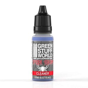 green stuff world – acrylic color paint spider web cleaner 1657 for models and miniatures