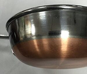 Copper Bottom TADKA Pan for Indian Cookware Utensil Kitchenware Spices