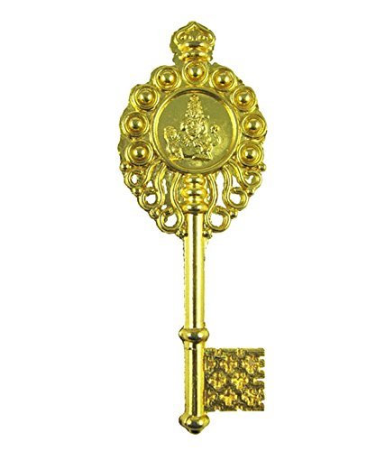 IndianStore4All 4 Inches Aproox Metal Gold Plated Kuber Kunj - Key