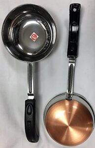 copper bottom tadka pan for indian cookware utensil kitchenware spices