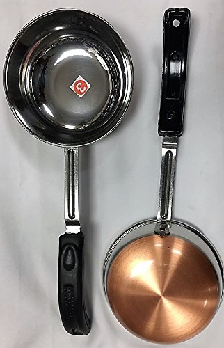 Copper Bottom TADKA Pan for Indian Cookware Utensil Kitchenware Spices