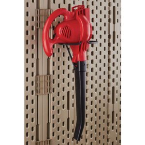 Rubbermaid Shed Accessory Power Tool Holder Holds up to 20 lbs, Black, Space Saving Shed Organization for Power Tools and Equipment