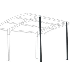 Palram - Canopia Arizona Carport Winter Support Kit Gray