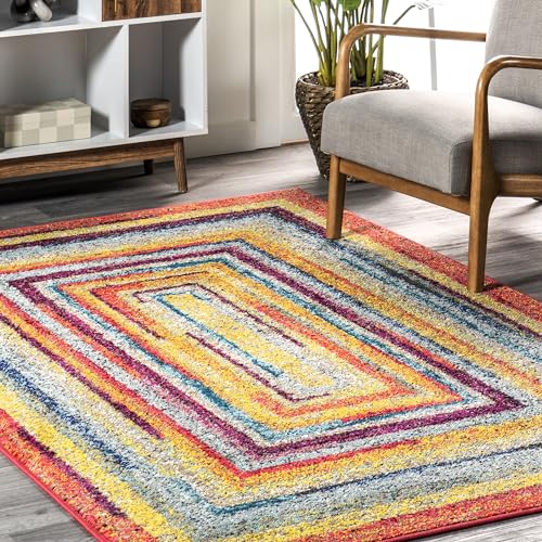 nuLOOM Hargis Labyrinth Accent Rug, 3x5, Multi