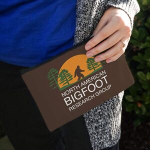 North American Bigfoot Research Group Pencil Pen Organizer Zipper Pouch Case