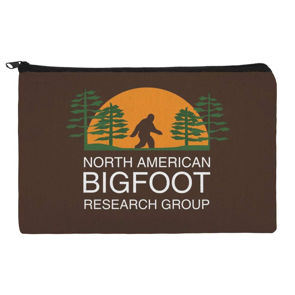 North American Bigfoot Research Group Pencil Pen Organizer Zipper Pouch Case