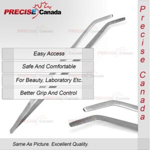 Precise Canada: 24" Mega Long Tweezer Curved Tip Stainless Steel