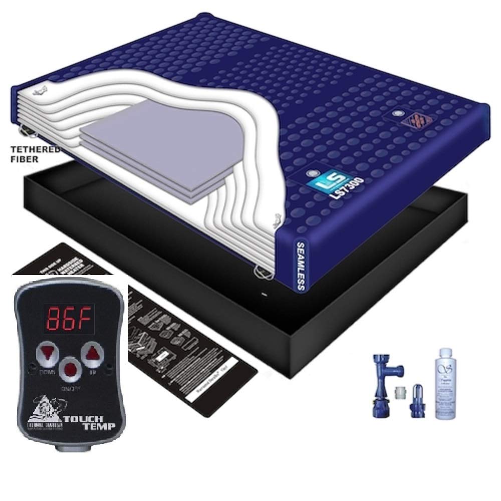 INNOMAX 100% WAVELESS WATERBED Mattress/Liner/Digital Heater/Fill Drain/Conditioner KIT (Queen 60x84 1L7GT2)