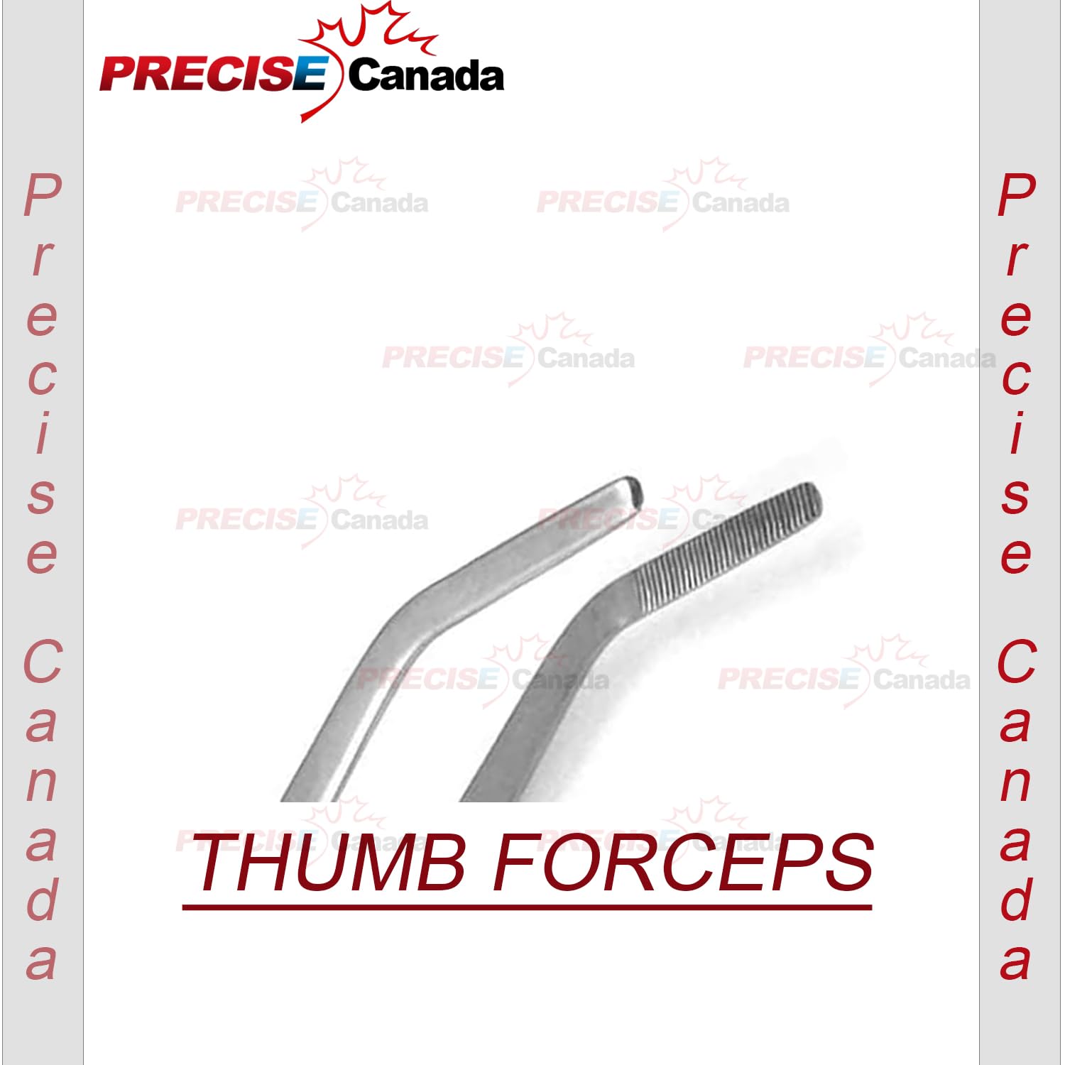 Precise Canada: 24" Mega Long Tweezer Curved Tip Stainless Steel