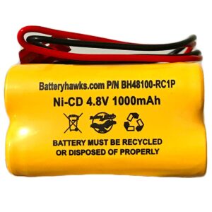 lites sl026155 sl-026155 sl-026-155 power ni-cd aa 1000mah 4.8v nicd nicad exit sign emergency light battery pack