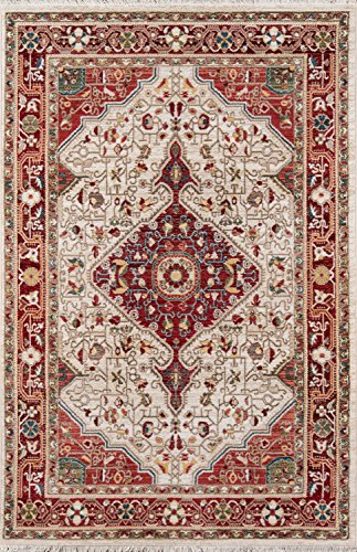 Momeni Lenox Area Rug, 5' X 7'5", Red