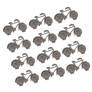 12pcs wedding name number memo place card holders metal bicycle bike shape photo clips for wedding birthday party banquet table decorations