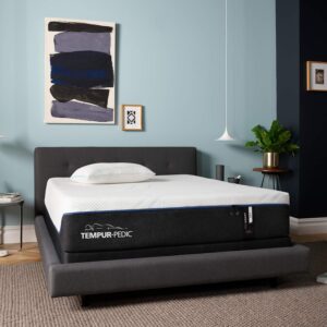 tempur-pedic tempur-proadapt 12-inch soft cooling foam mattress, queen, made in usa, 10 year warranty